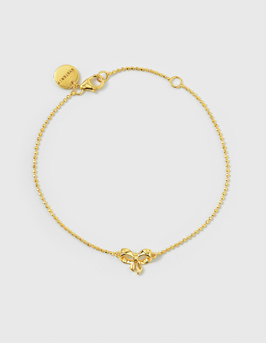 Rosie Mini Bracelet Gold - Bow bracelet from Syster P