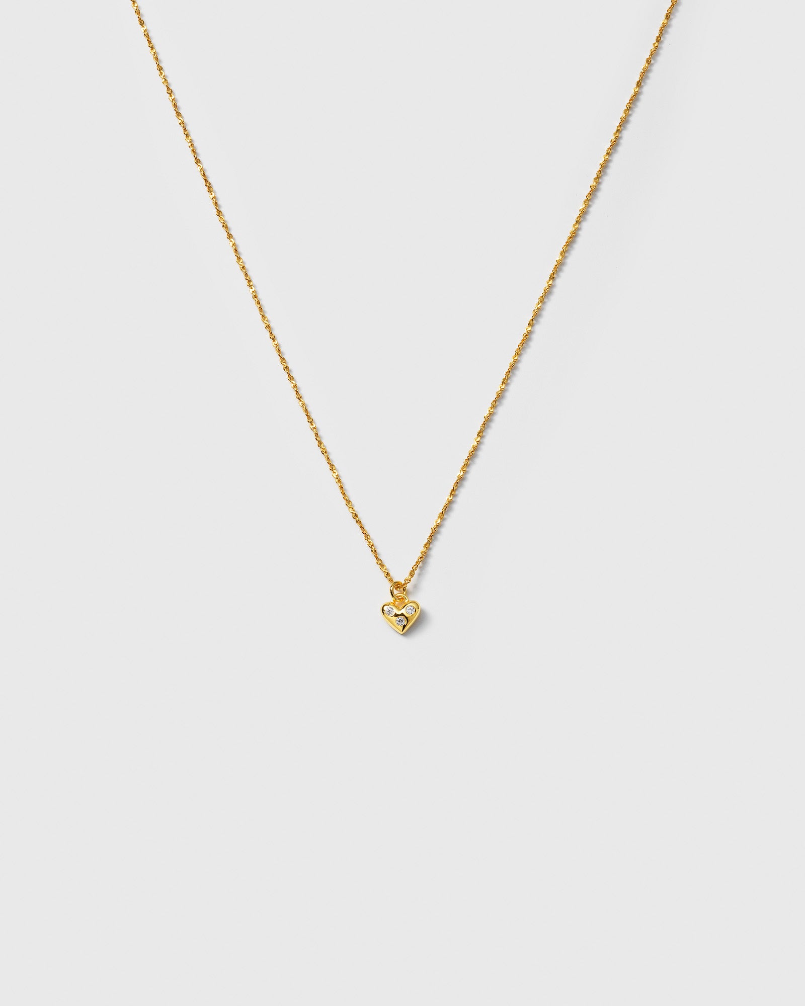 Forever Necklace Gold - Heart necklace from Syster P