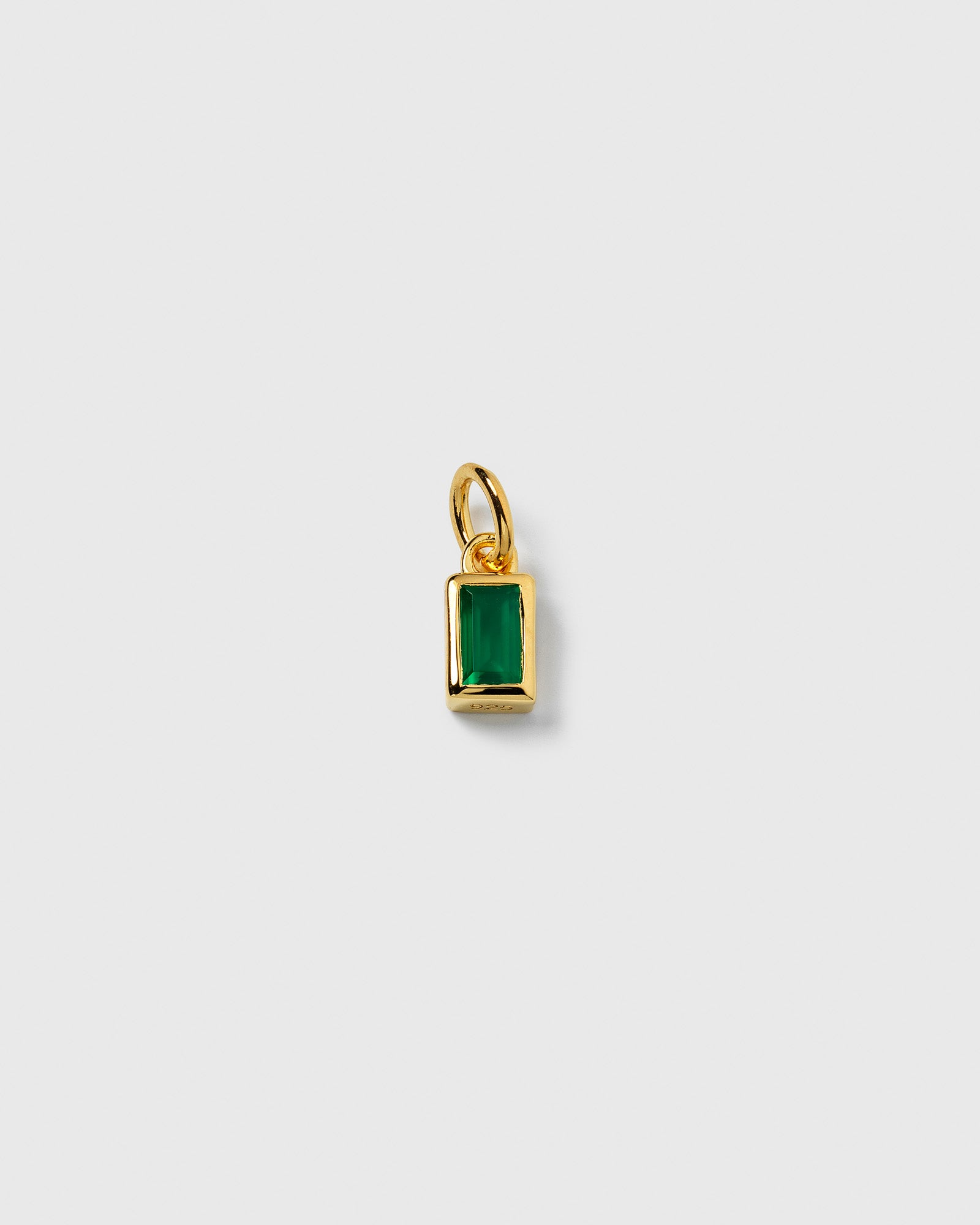 Beloved Squared Pendant Gold - Berlock med sten från Syster P