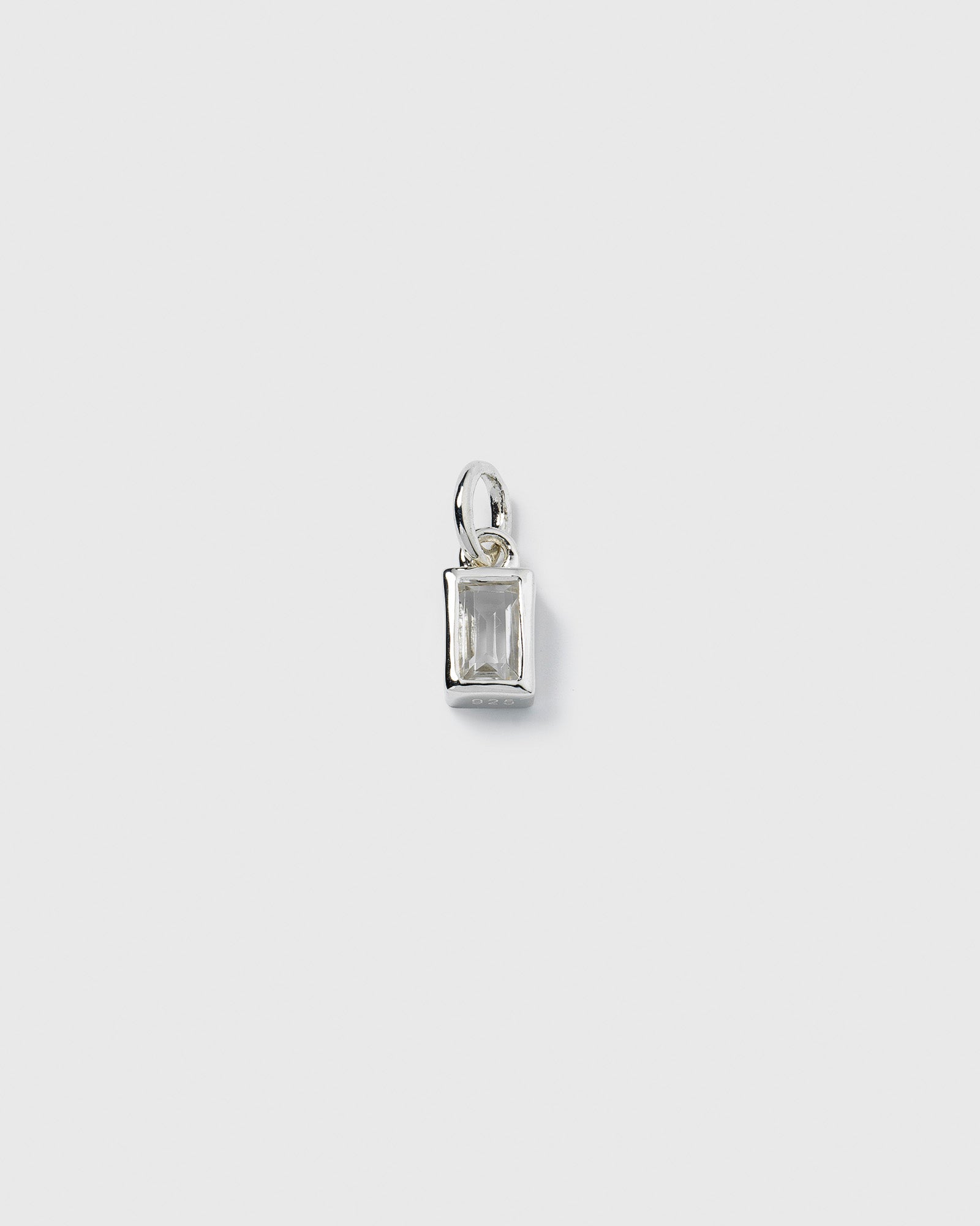 Beloved Squared Pendant Silver - Square crystal pendant | Syster P